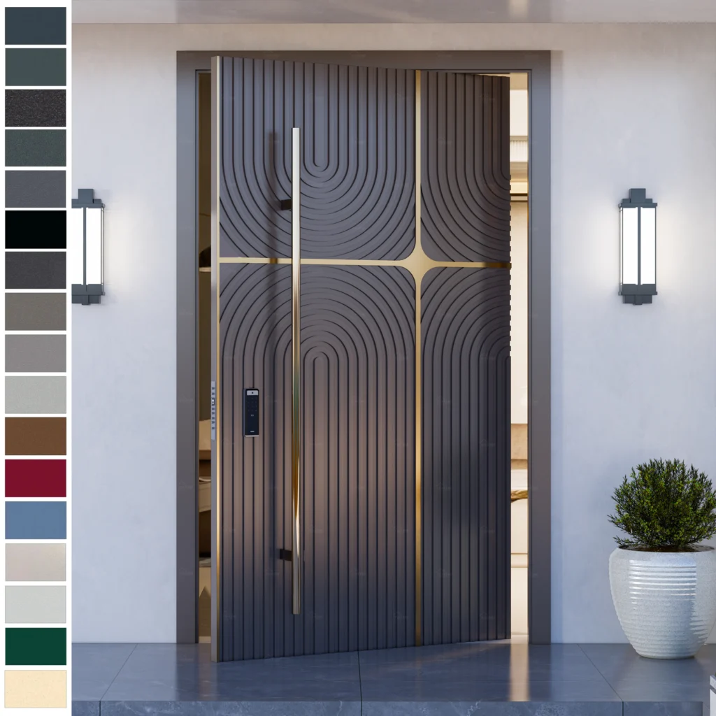 Entry Door for Luxury Homes – European Cast Aluminum Design